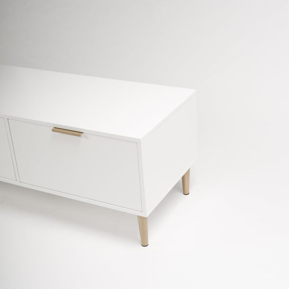 Gloria White TV Unit - Laura James