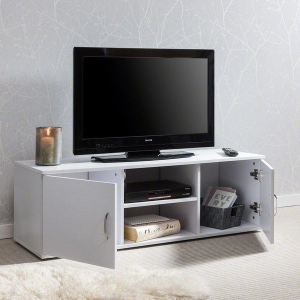 Outlet - Essie TV unit with storage - white – Laura James