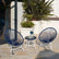 Outlet - Hebe String Bistro Set - Navy Blue – Laura James
