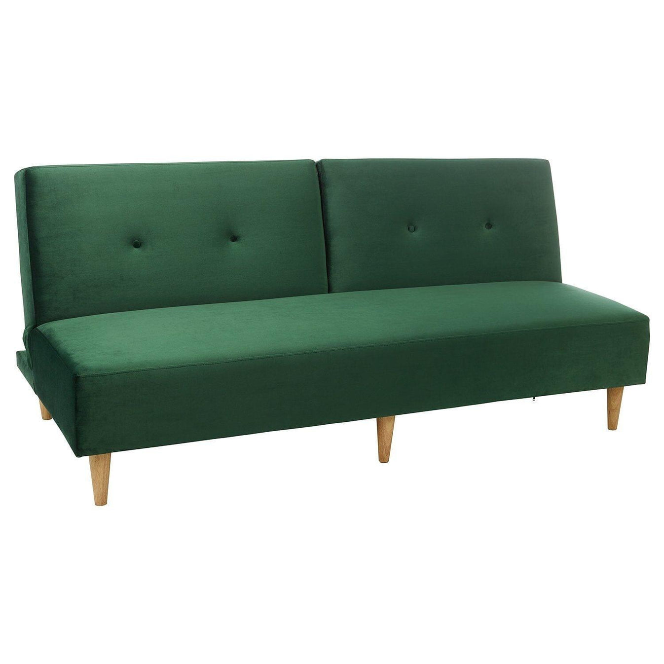 Outlet - Tamsin click clack sofa bed - green velvet – Laura James