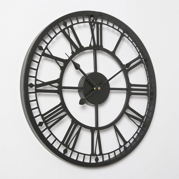 Riseley Small Skeleton Wall Clock - Black – Laura James